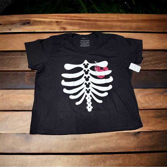 Disney | Tops | Disney Mickey Mouse Rib Cage Shirt | Poshmark